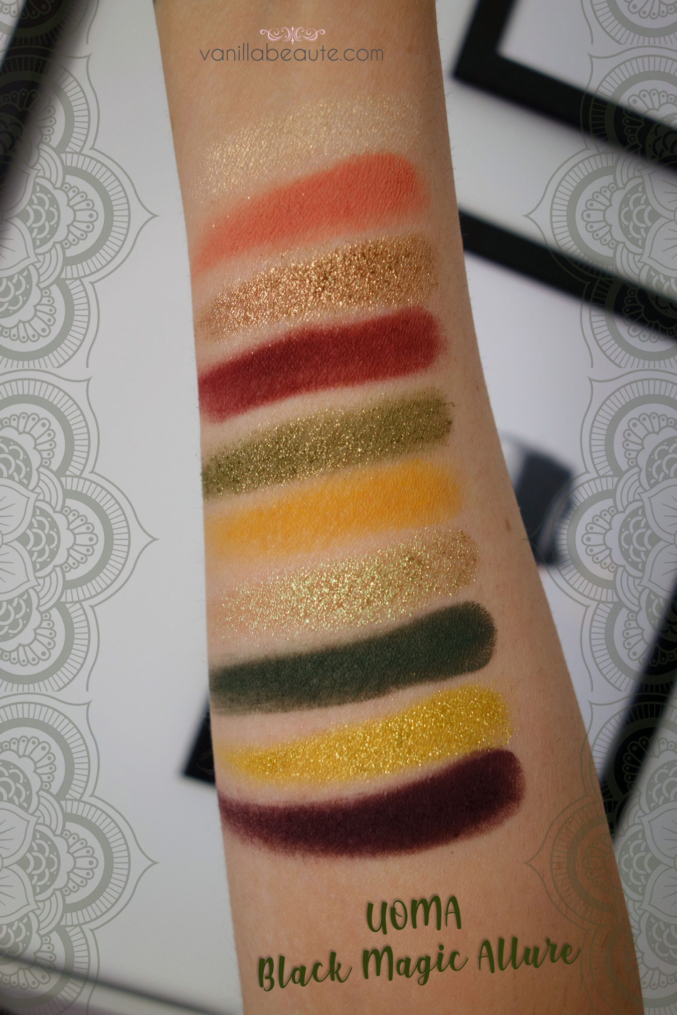 UOMA Beauty : Palette Black Magic Allure - Vanilla Beauté