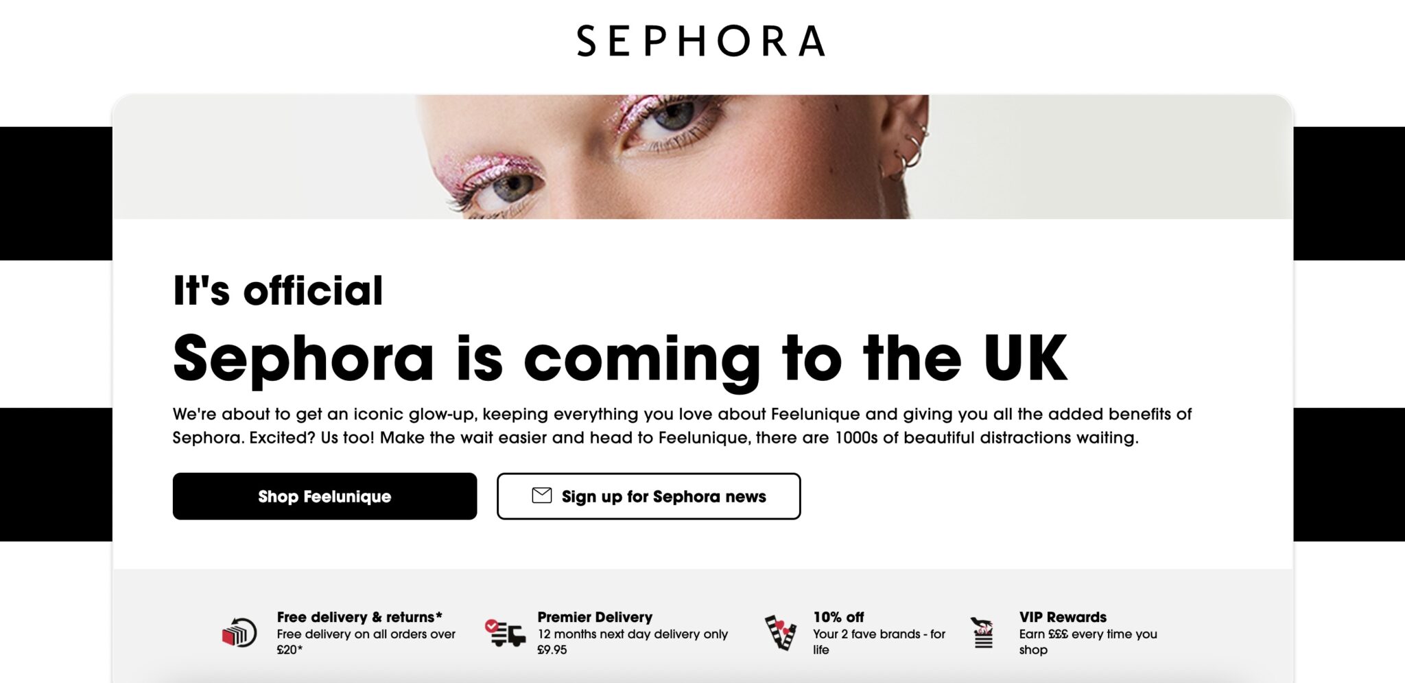 Feelunique France c'est fini - Vanilla Beauté