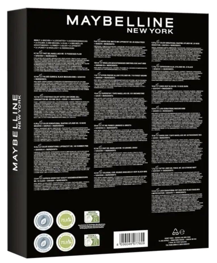 Calendriers de l'Avent Maybelline 2023 (info et contenu) - Vanilla Beauté